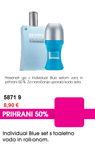 Individual Blue for Him set